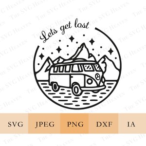 Let's Get Lost SVG PNG JPEG Vector Image Instant Download - Etsy UK