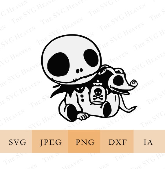Jack Skellington SVG Baby Jack Zero Puppy Nightmare - Etsy