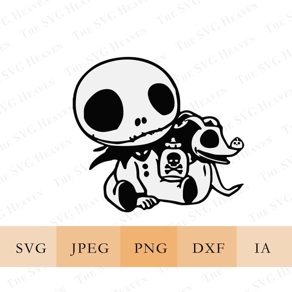 Baby Jack Skellington Svg - Etsy