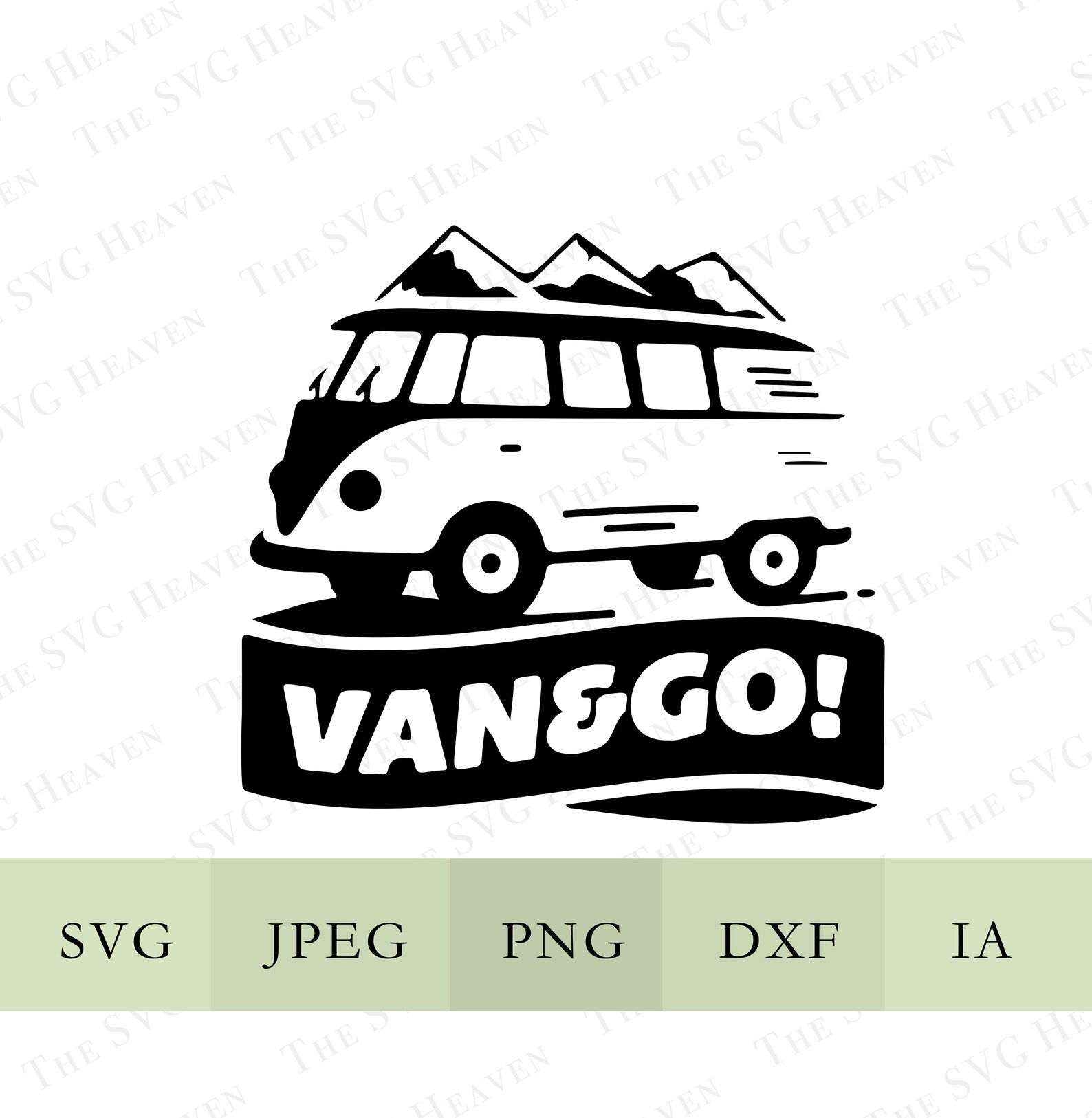 Van Life SVG PNG JPEG Vector Image Instant Download Jeep - Etsy