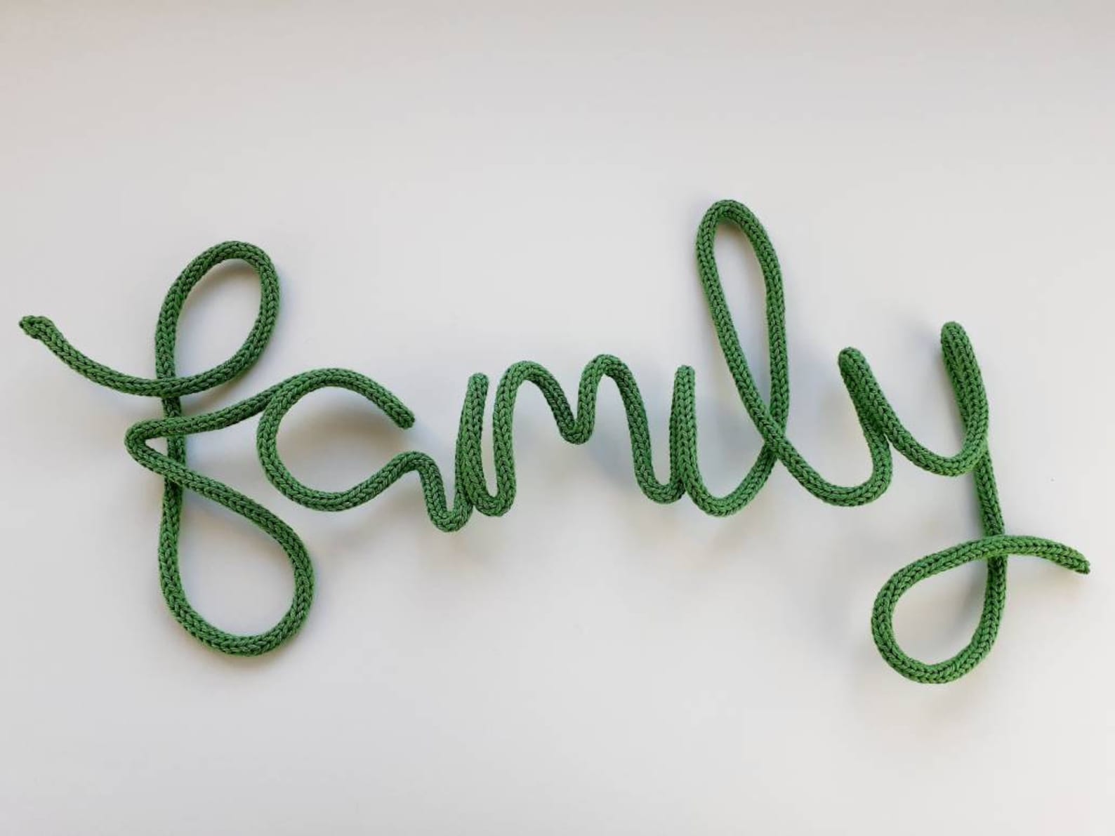 Custom Knitted Rope Word Kids Bedroom Sign - Etsy