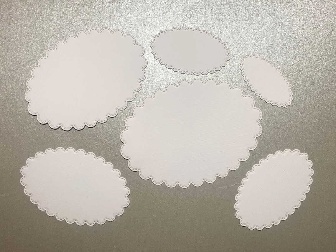 Card Dies, Cut Dies, Oval Embellishments, Card, Embellishments ...