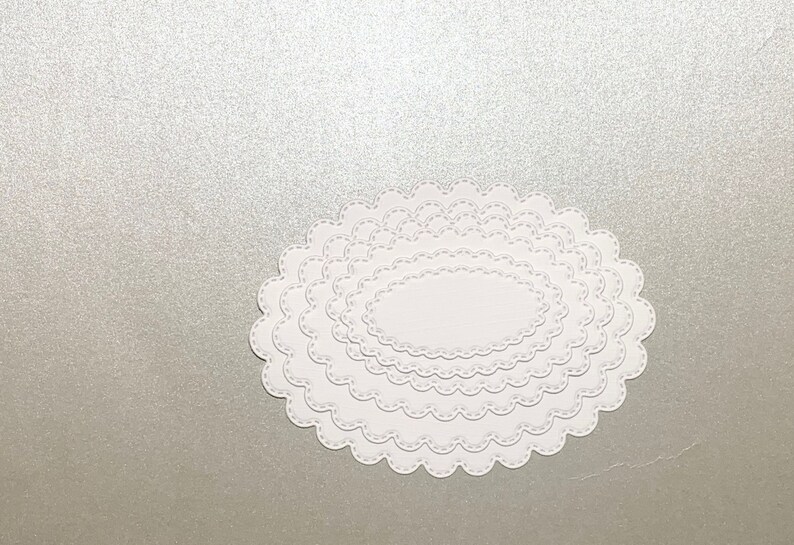 Card Dies, Cut Dies, Oval Embellishments, Card, Embellishments ...