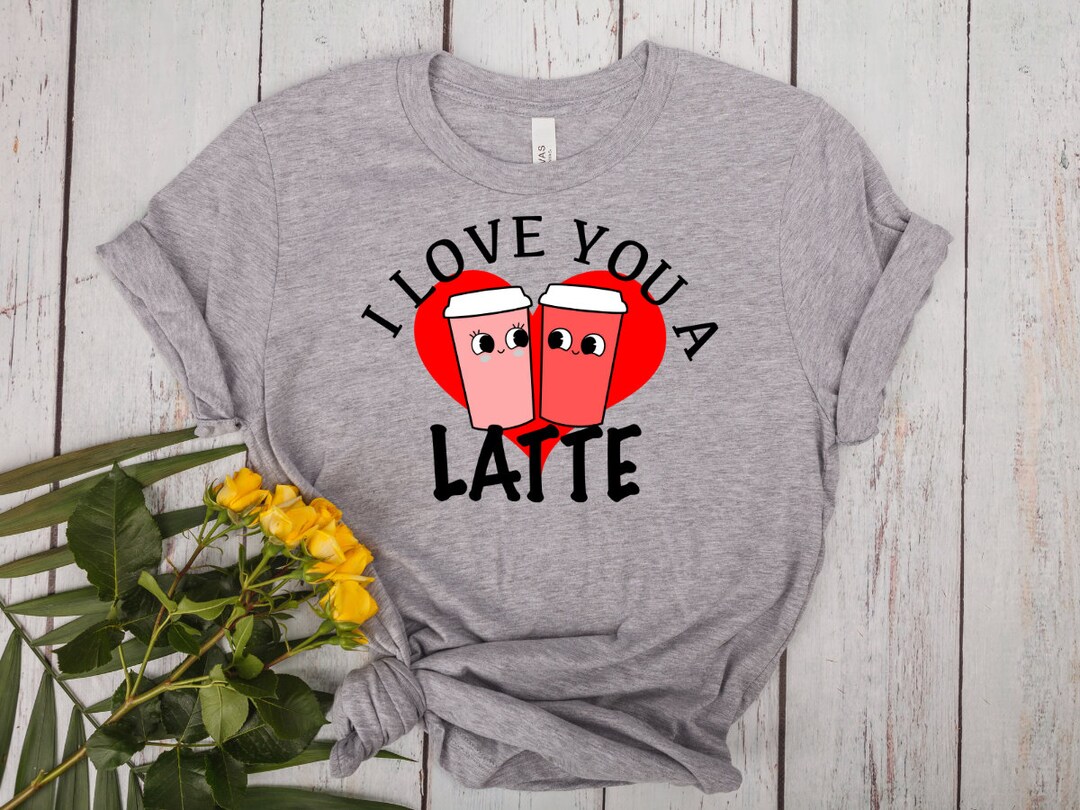 I Love You a Latte Valentine's Day SVG & PNG Download – Romantic Coffee ...