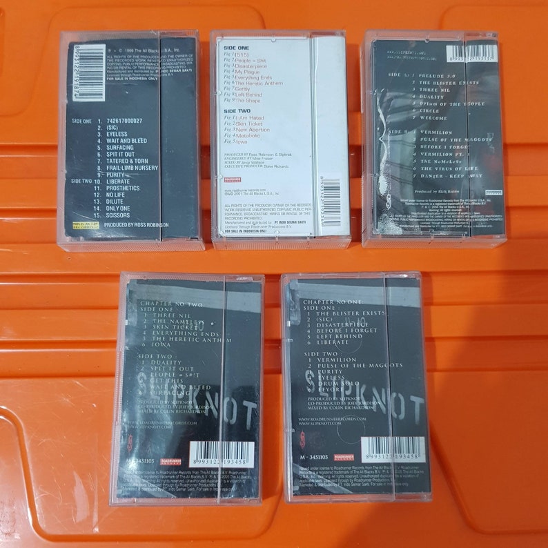 Slipknot Cassette Tapes - Etsy