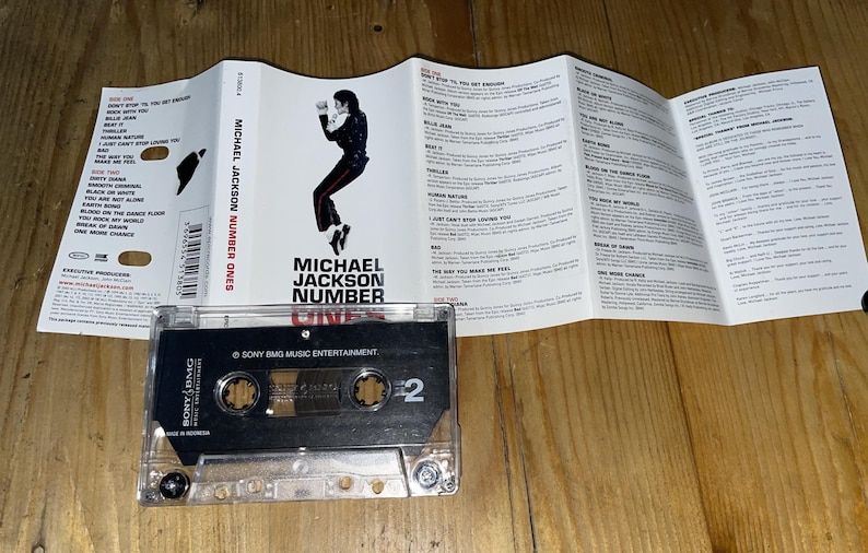 MICHAEL JACKSON CASSETTE Tapes - Etsy