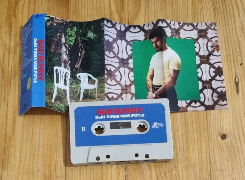 BAD BUNNY CASSETTE Tapes - Etsy