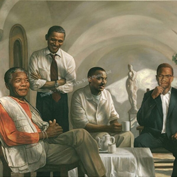 Malcolm X and Martin Luther King Poster - Etsy