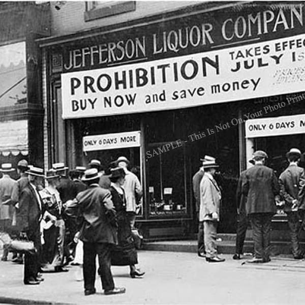 Prohibition Era Sign - Etsy