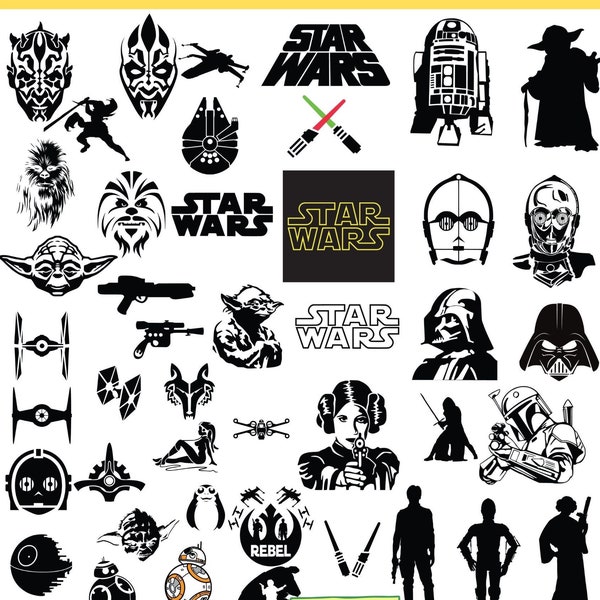 Luke Skywalker Svg - Etsy