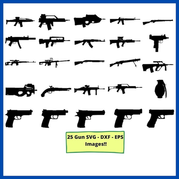 Sniper Weapon Svg - Etsy