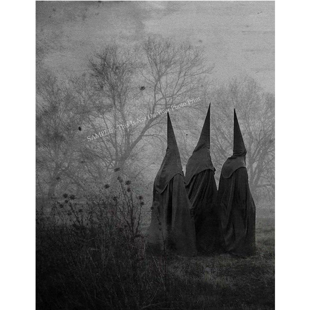 Black Coven Witches Spooky Witch Black Magic Vintage Photo Black Witch ...