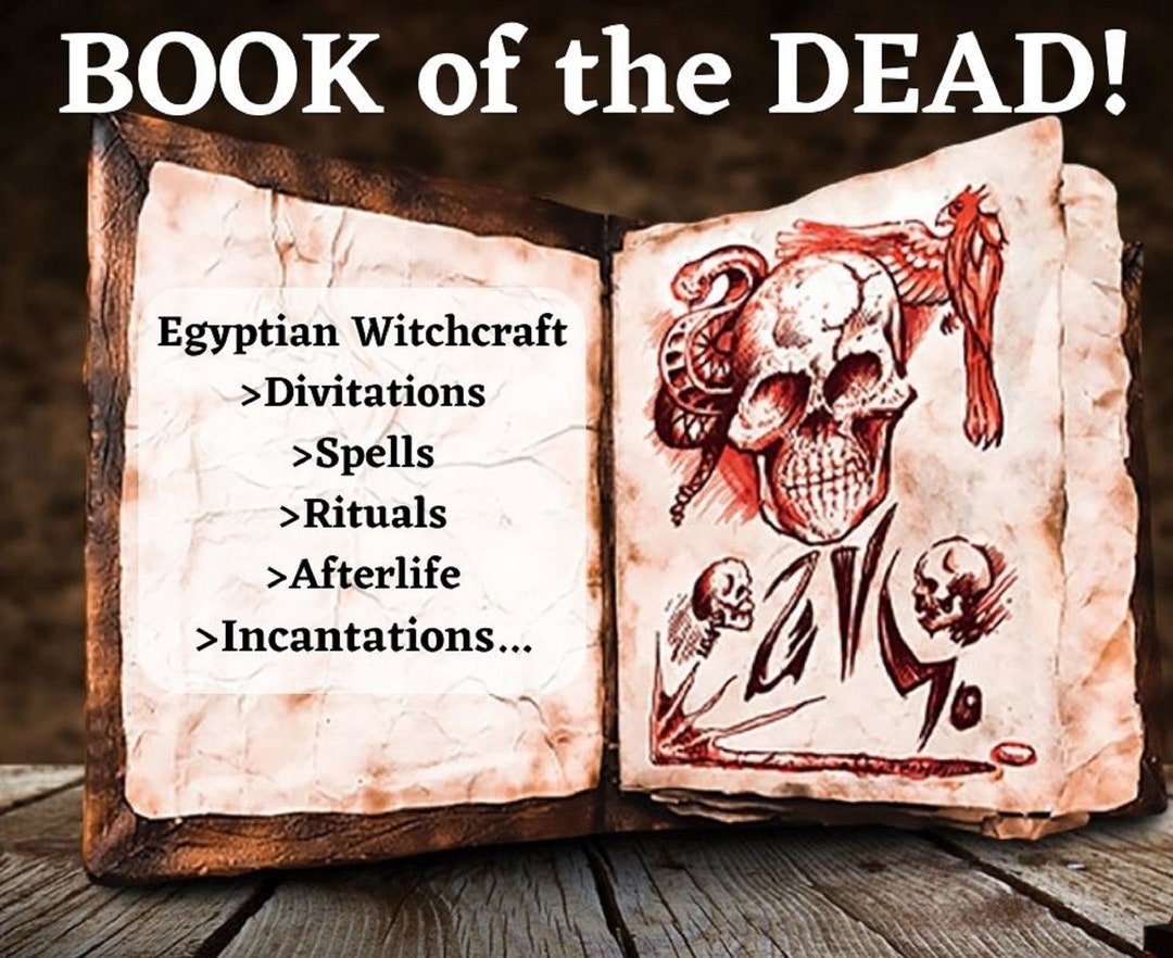 BOOK of the DEAD Ancient Egyptian Spells Instructions for the - Etsy ...