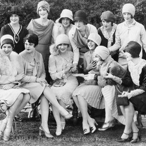Stylish Women Real Flapper Girls Photo 1920s Flappers Charleston Jazz ...