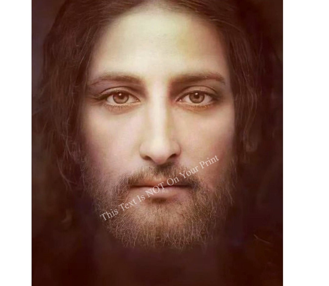 Real Face of Jesus Christ Shroud of Turin Jesus Picture Jesus Print ...