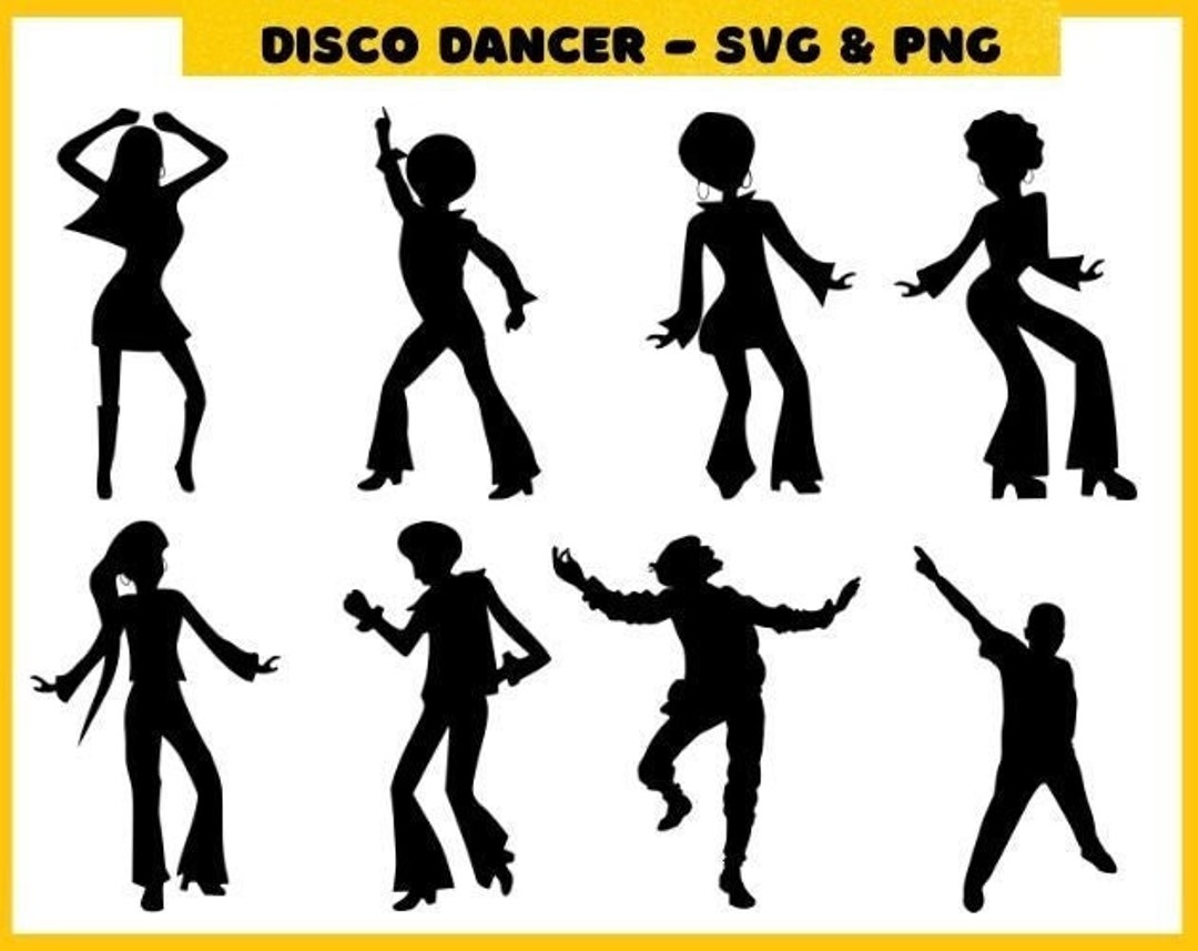 Disco Svg, Disco Dancer SVG, Disco Music Svg, Dancer Svg, Disco Dancing ...