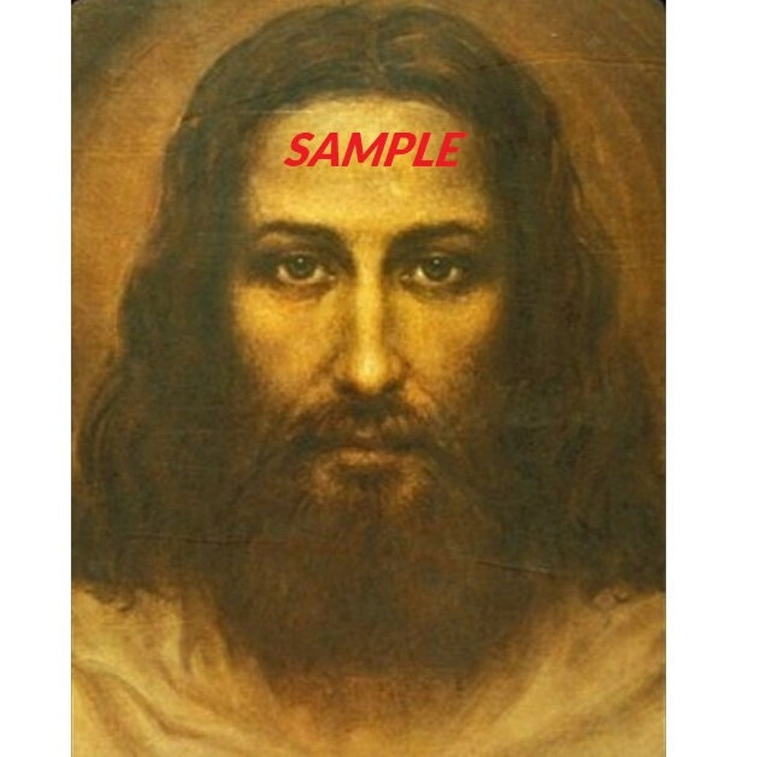 Jesus Picture, Real Face of Jesus Christ, Jesus Print, Christian Jesus ...