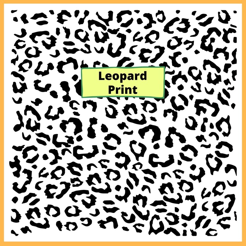 Leopard Print Svg Leopard Print Paw Svg Leopard Svg Paw Print - Etsy