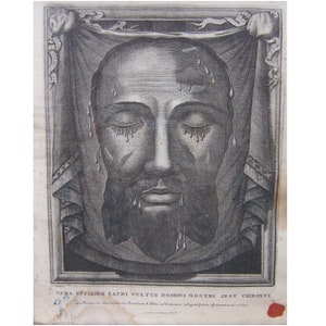 HOLY FACE of Jesus Holy Face Relic From Pope St. Pius X 1905 Catholic ...