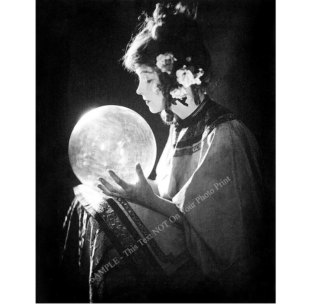 Gypsy Fortune Teller Crystal Ball Strange Weird Spooky Black Magic ...