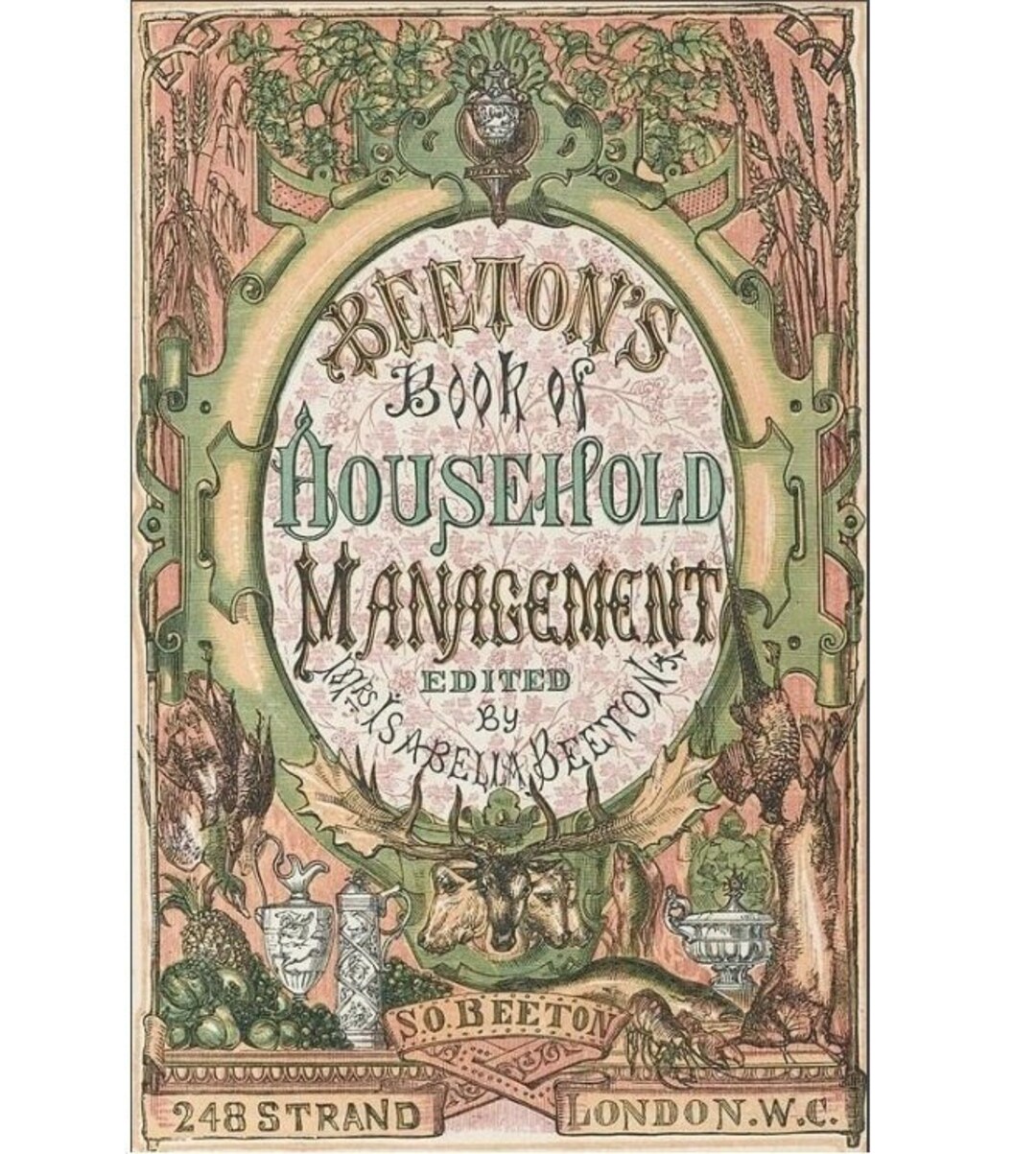 Mrs Beeton's Book of Household Management Cooking Vintage Cookbook ...