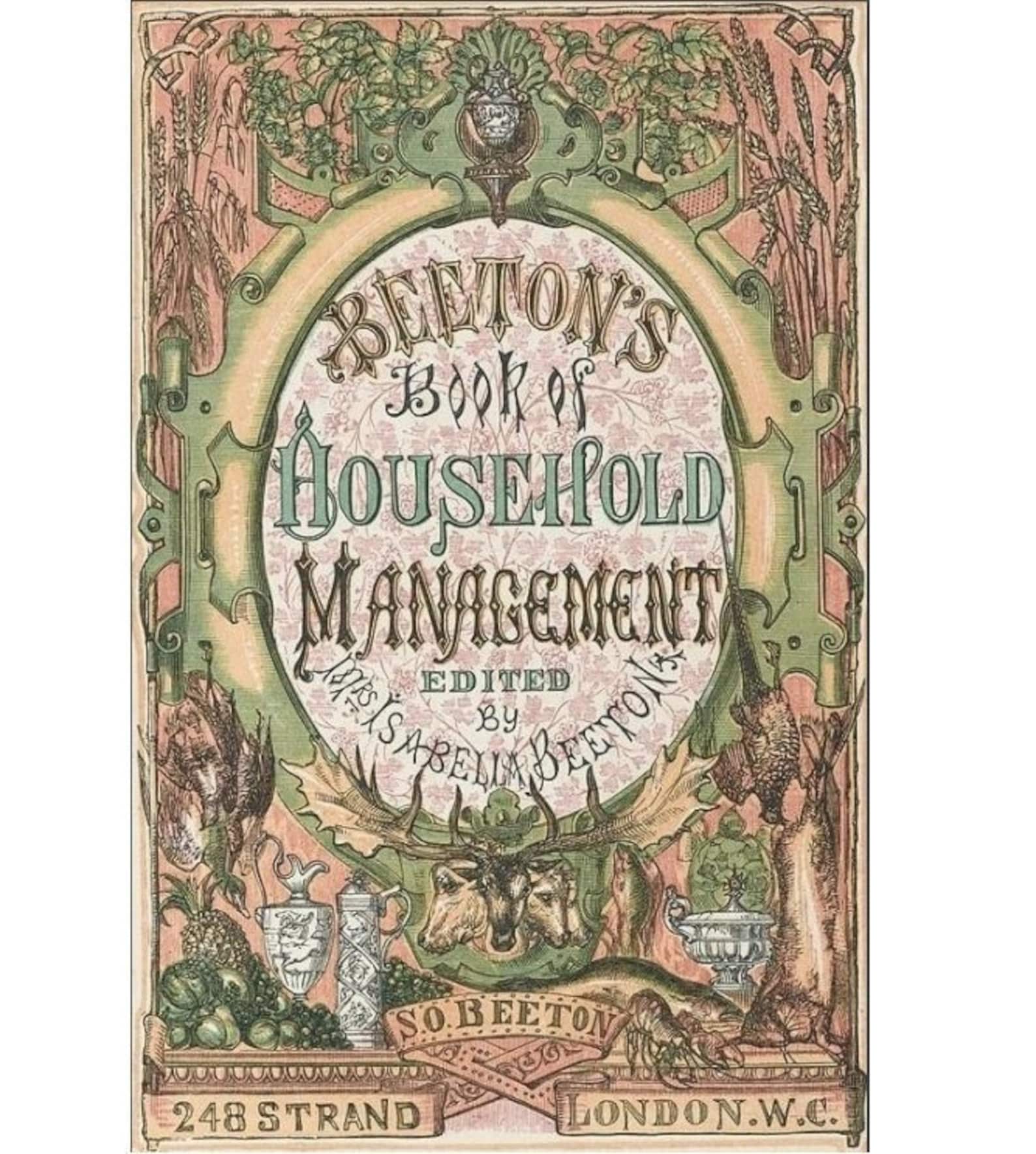 Mrs Beeton's Book of Household Management Cooking Vintage - Etsy