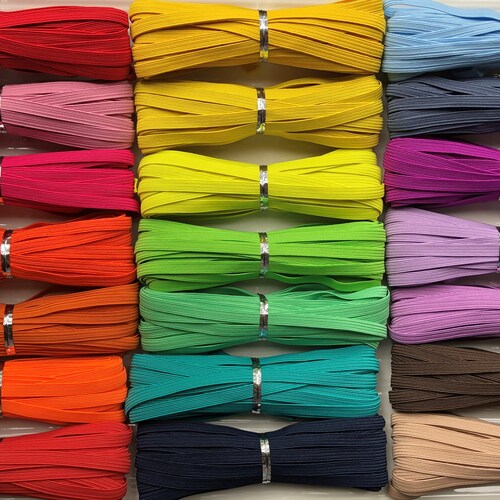 1/4 0.25 Quarter Inch 6mm Flat Braided Elastic by - Etsy