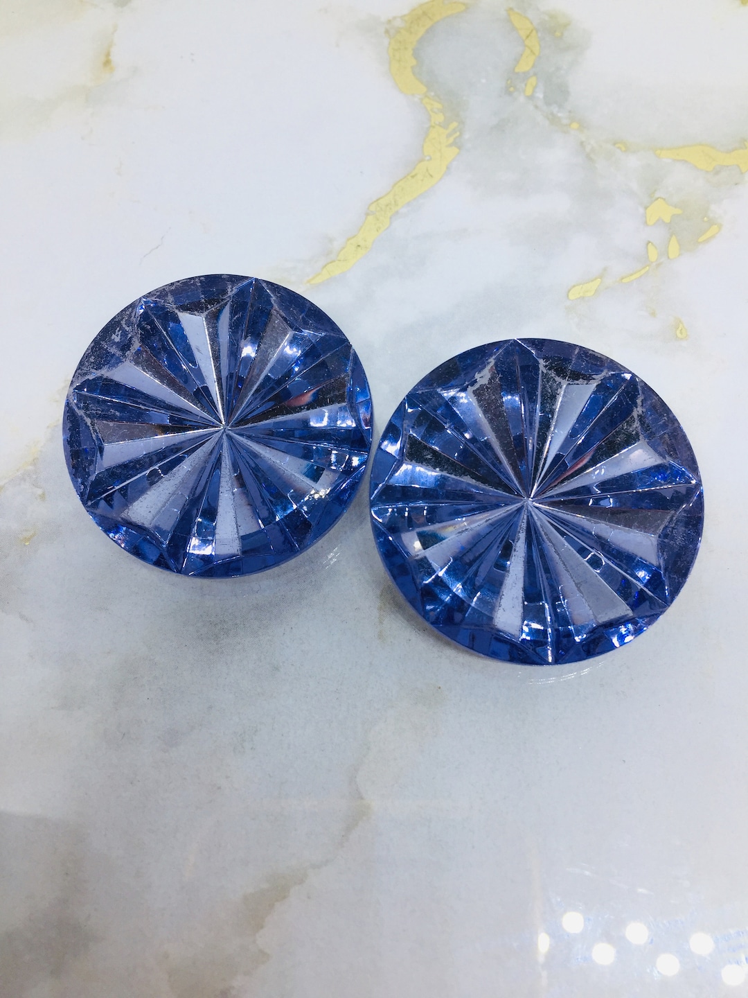 Vintage Pinwheel 35 and 25 Mm, Sold by 1 Piece, German Glass, Gluing ...