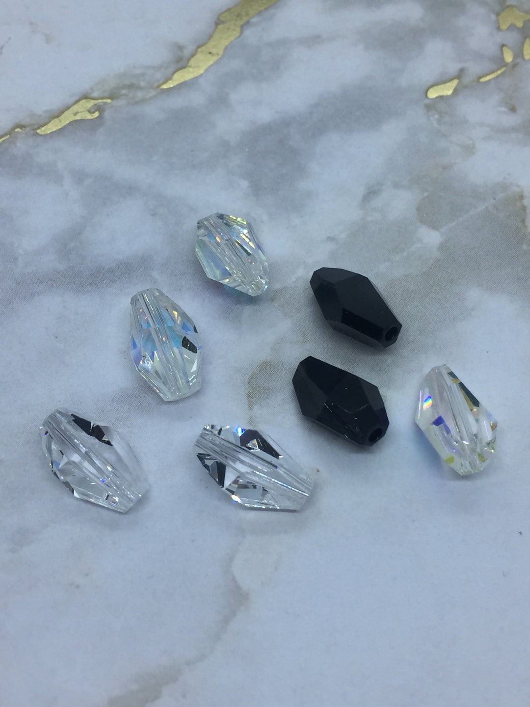 Swarovski 12/8mm POLYGON Crystal Bead, Art.# 5203, Sold Iv Various ...