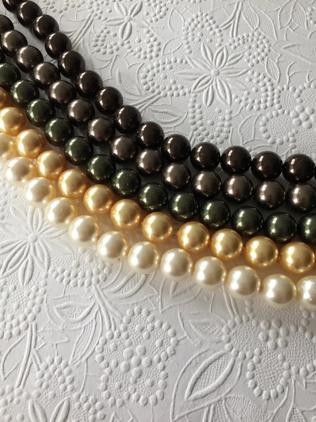 Crystal Pearl 14mm Made by Swarovski, Rare Size, LARGE Hole, Art.#5811 ...