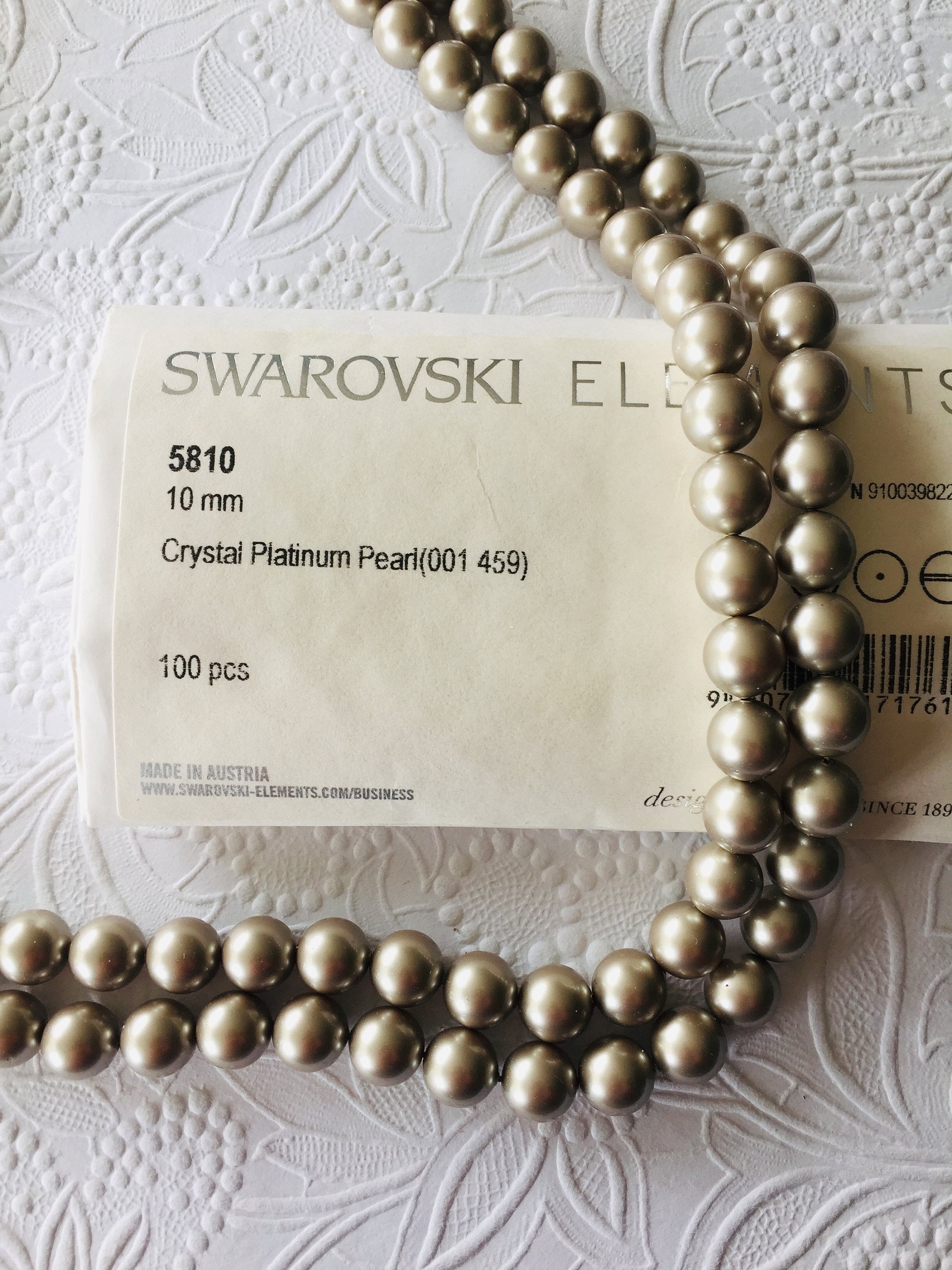 Swarovski Crystal Pearl Beads 10mm, Art. #5810, DIY Jewelry Making - Etsy
