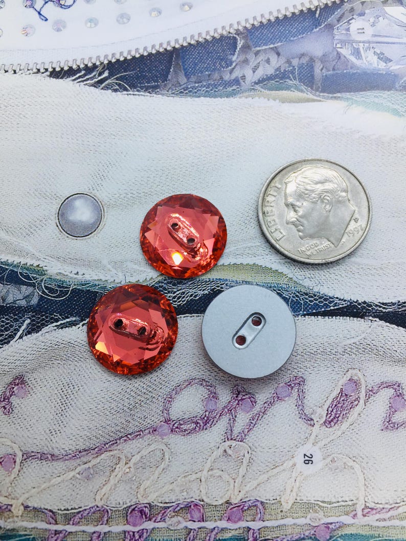 Swarovski Crystal Buttons, 12-16mm, Article 3015 & 3016, Various Colors ...