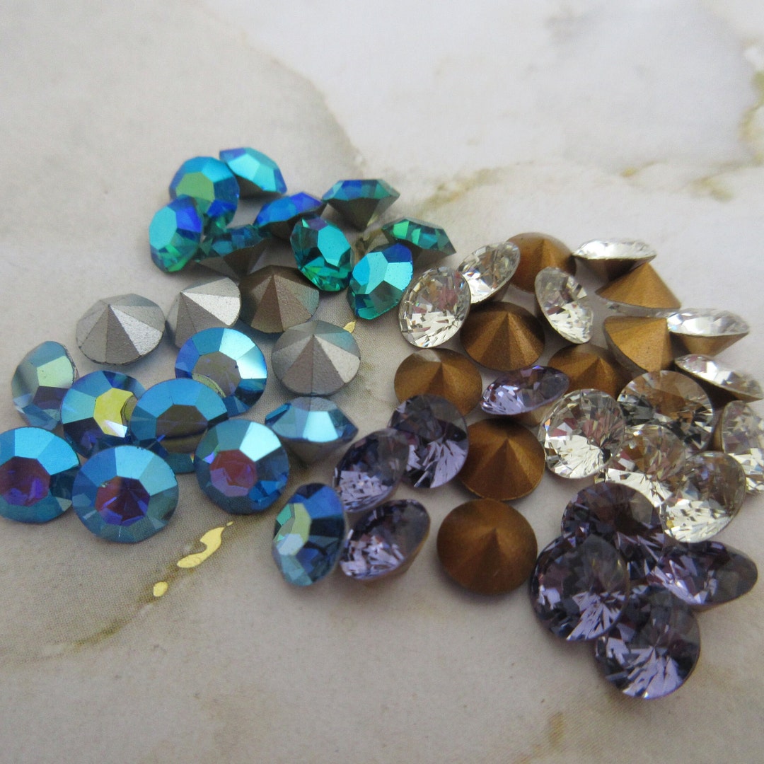 Vintage Swarovski Crystal SS29 (6.1-6.3mm), Various Colors and ...