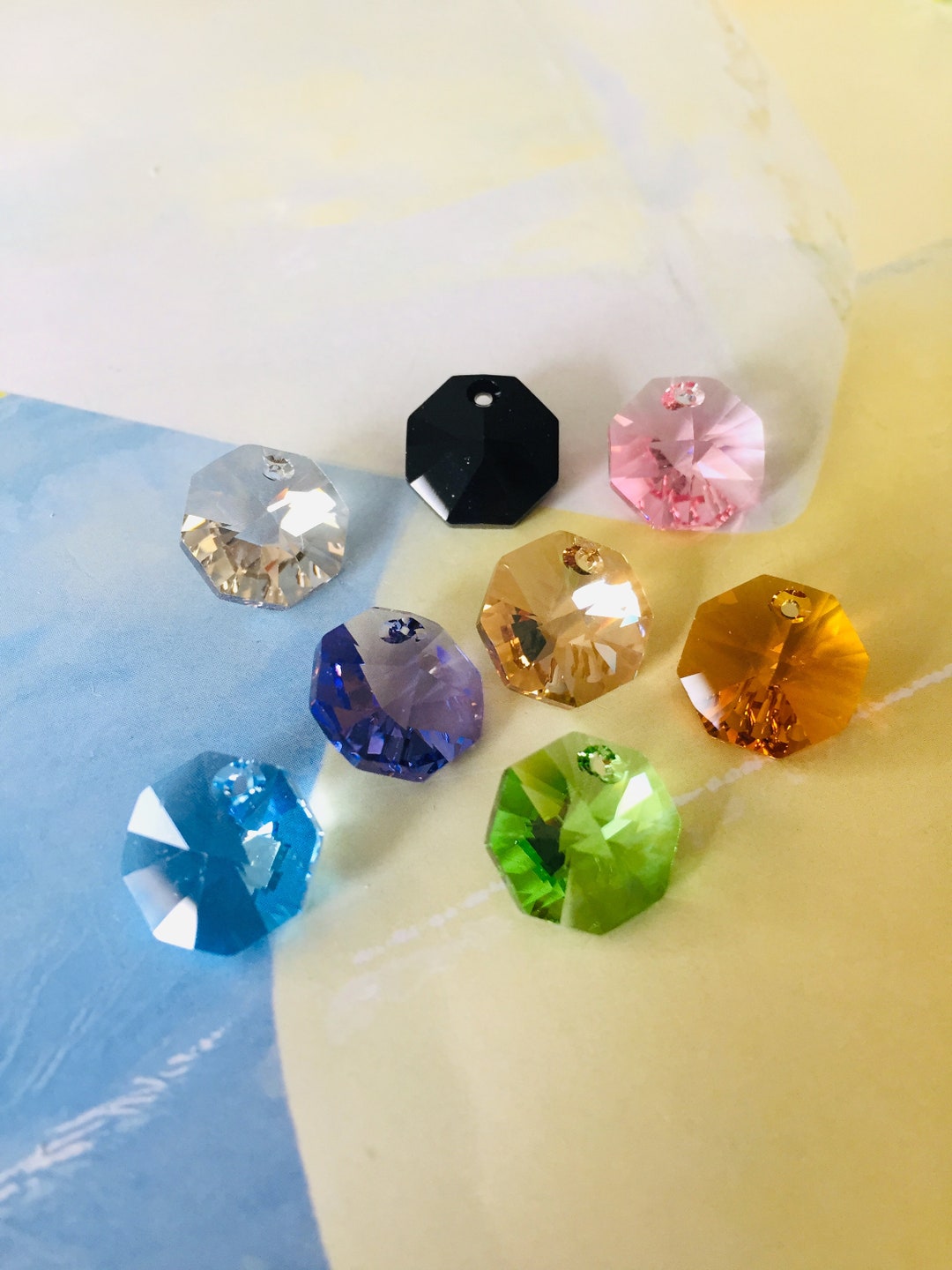 Swarovski 12mm Crystal Octagon Drop, Pendant, Charm, Art# 6401, for ...