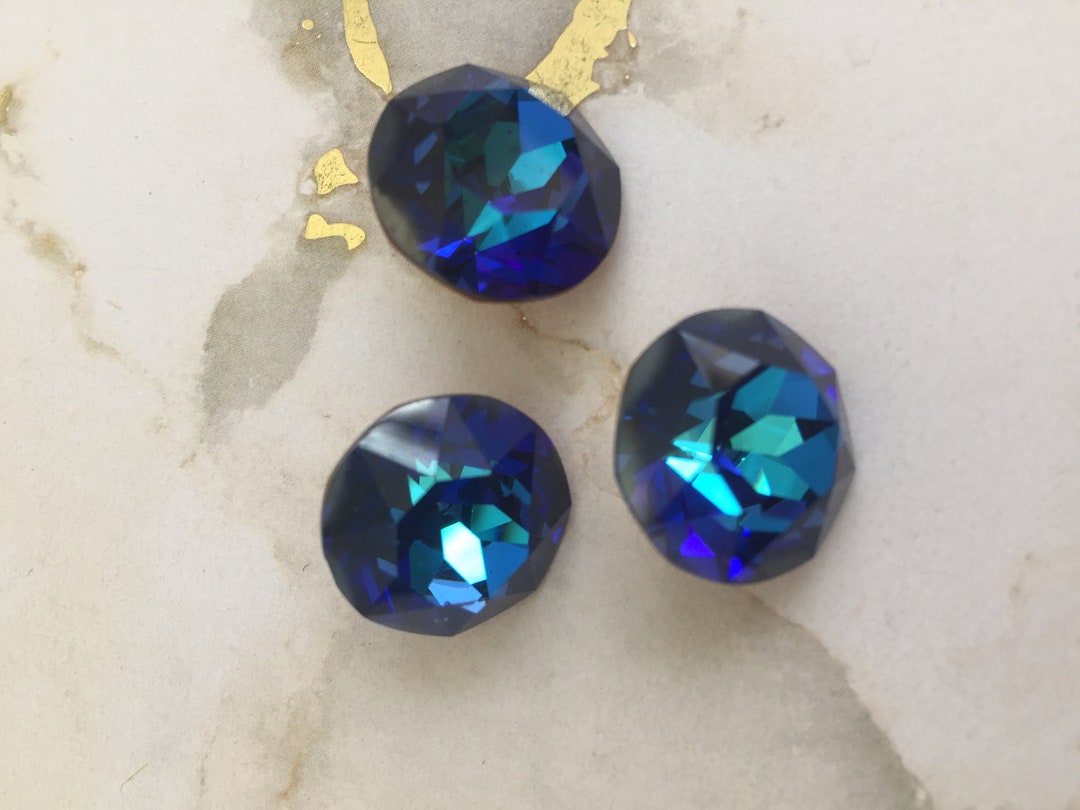 Extremely Rare Swarovski SS70 Crystal (16.7-17mm) Bermuda Blue, Made in ...