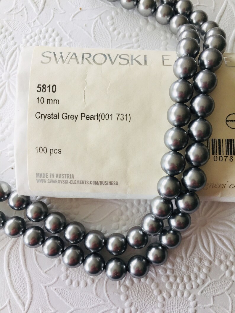Swarovski Crystal Pearl Beads 10mm, Art. #5810, DIY Jewelry Making - Etsy