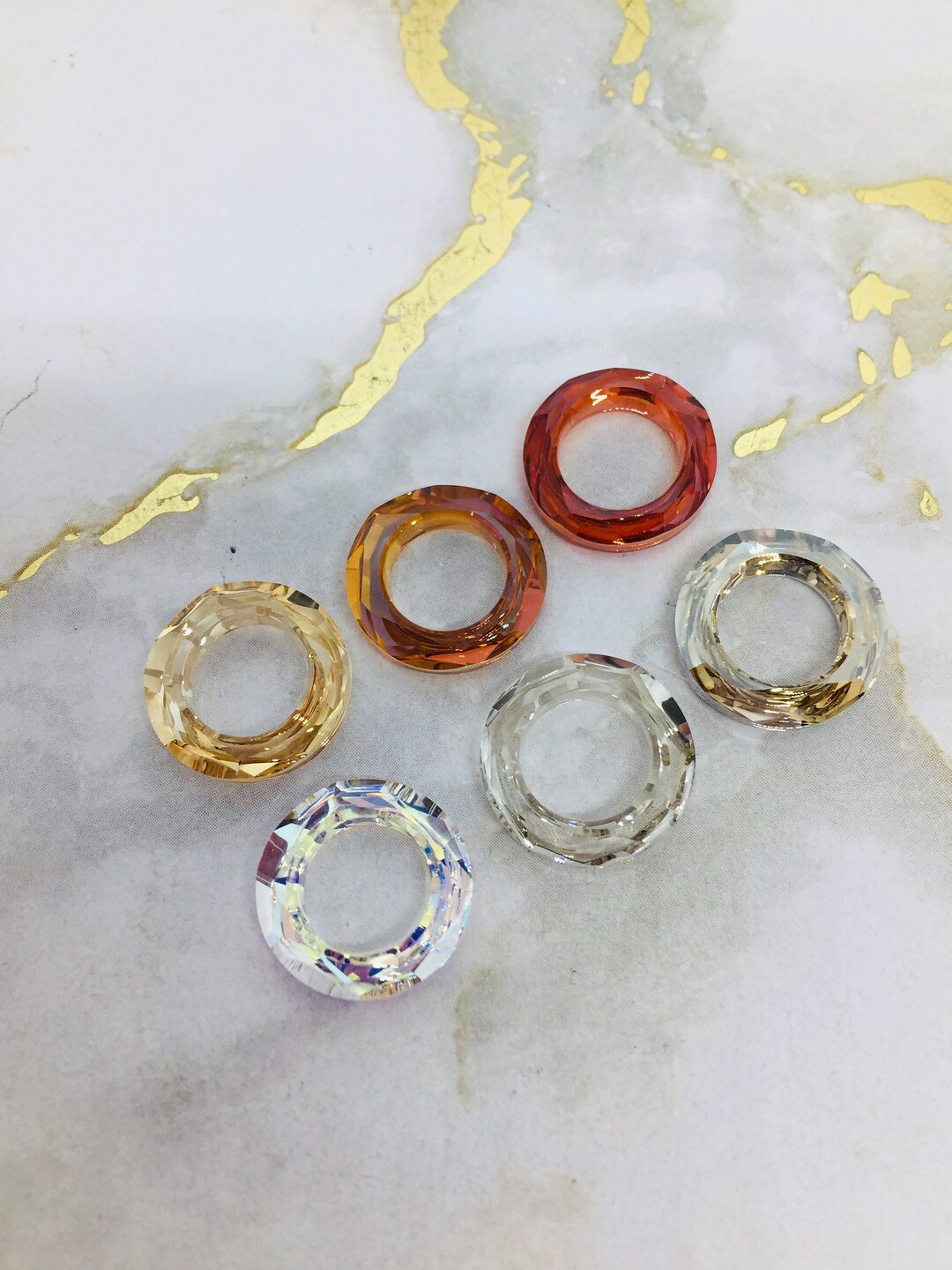 Swarovski Crystal Ring 14mm, Cosmic Ring, Article #4139, Drop, Pendant ...