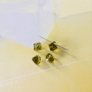 Swarovski Crystal Drop Bicone Pendant, 8mm and 6mm, Art.#6301, Charm ...