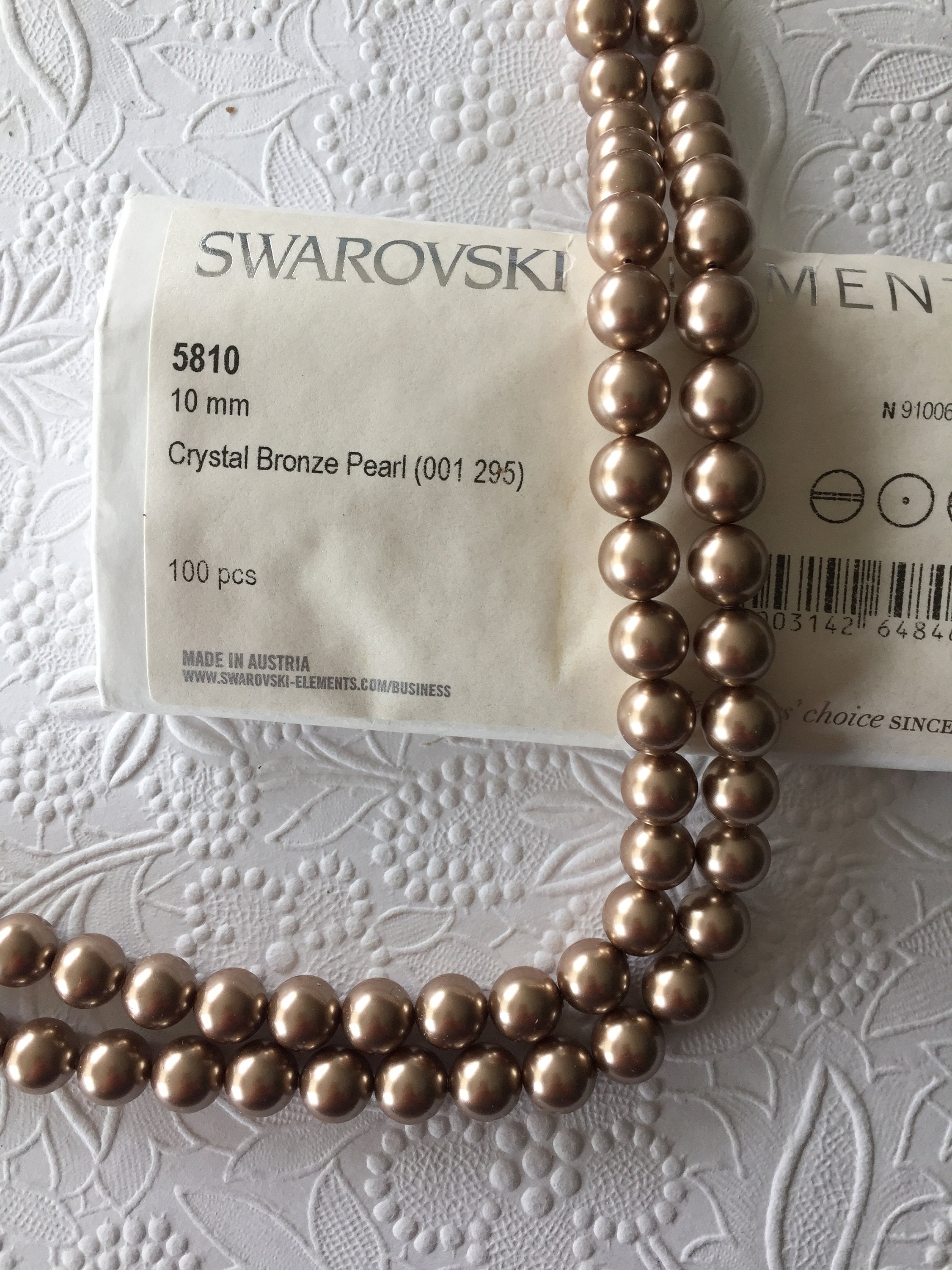 Swarovski Crystal Pearl Beads 10mm, Art. #5810, DIY Jewelry Making - Etsy
