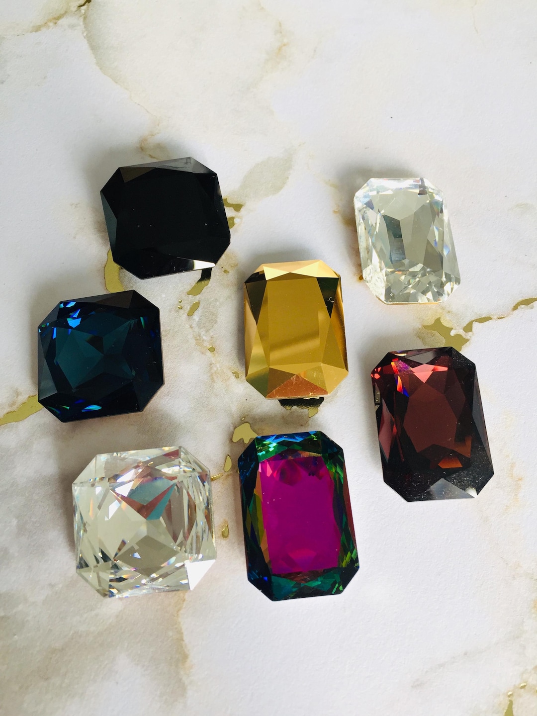 Swarovski Crystal Octagons, 27/18mm & 23mm, Art#4627 and 4675, for ...