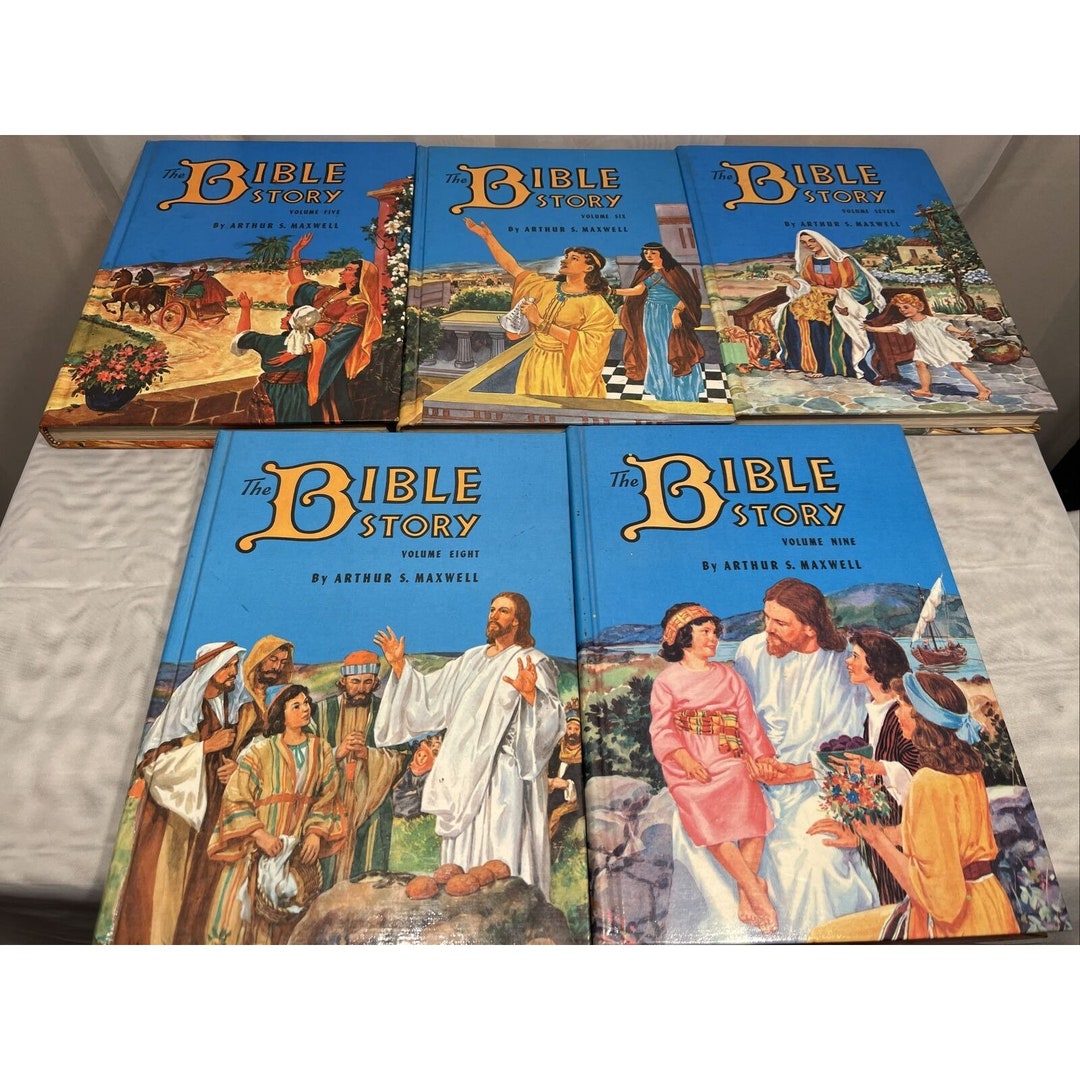 The Bible Story Books by Arthur S. Maxwell 1955-1957 HC - Etsy