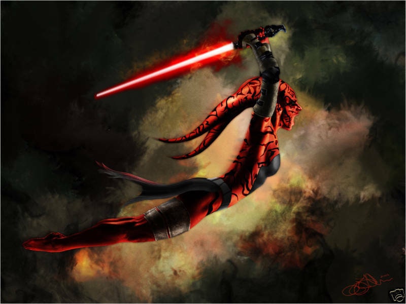 Star Wars DARTH TALON ATTACKS Original 11x17 Art Print Signed by Scott ...