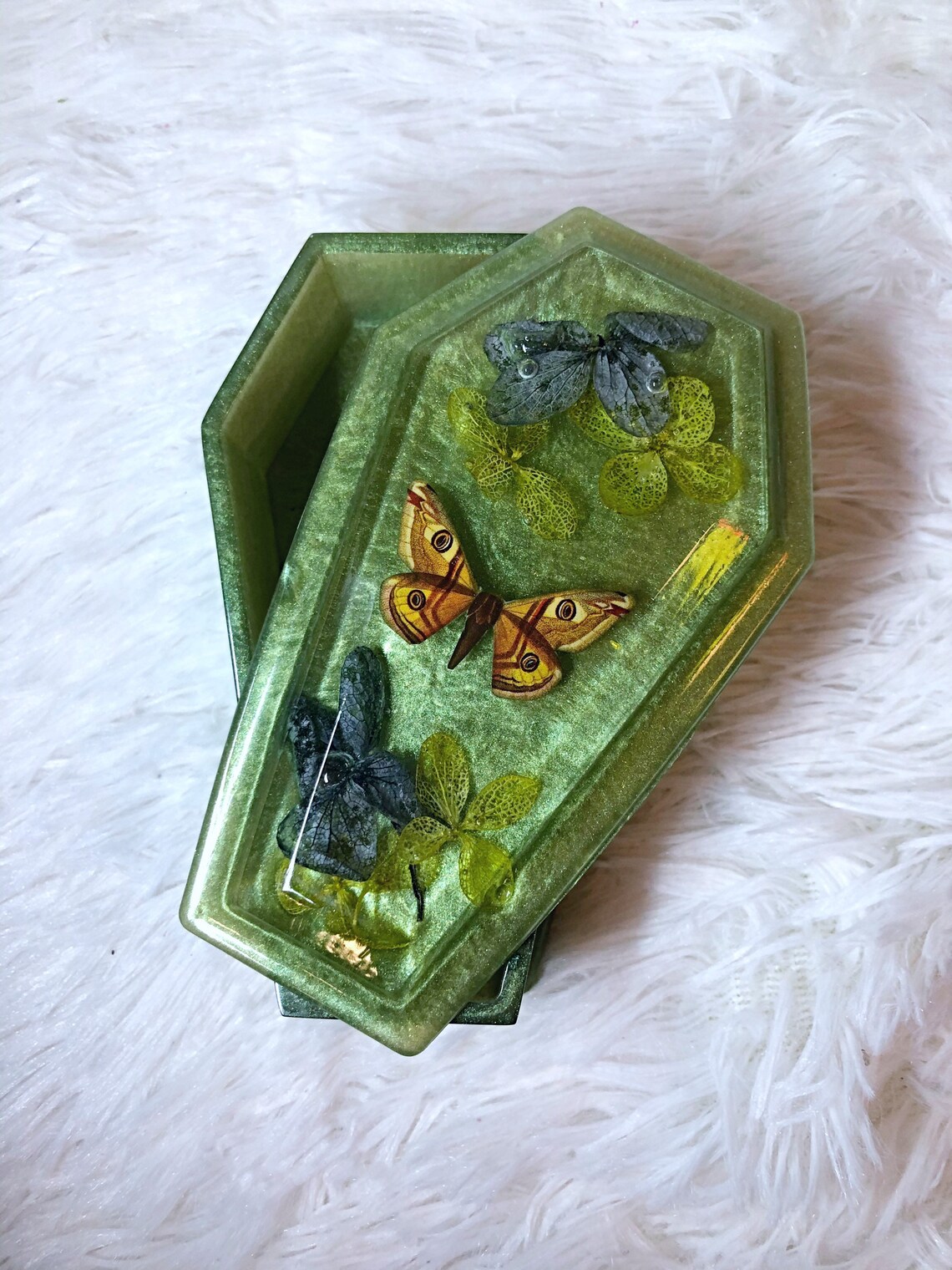 CUSTOM handmade coffin trinket box coffin jewelry box coffin | Etsy