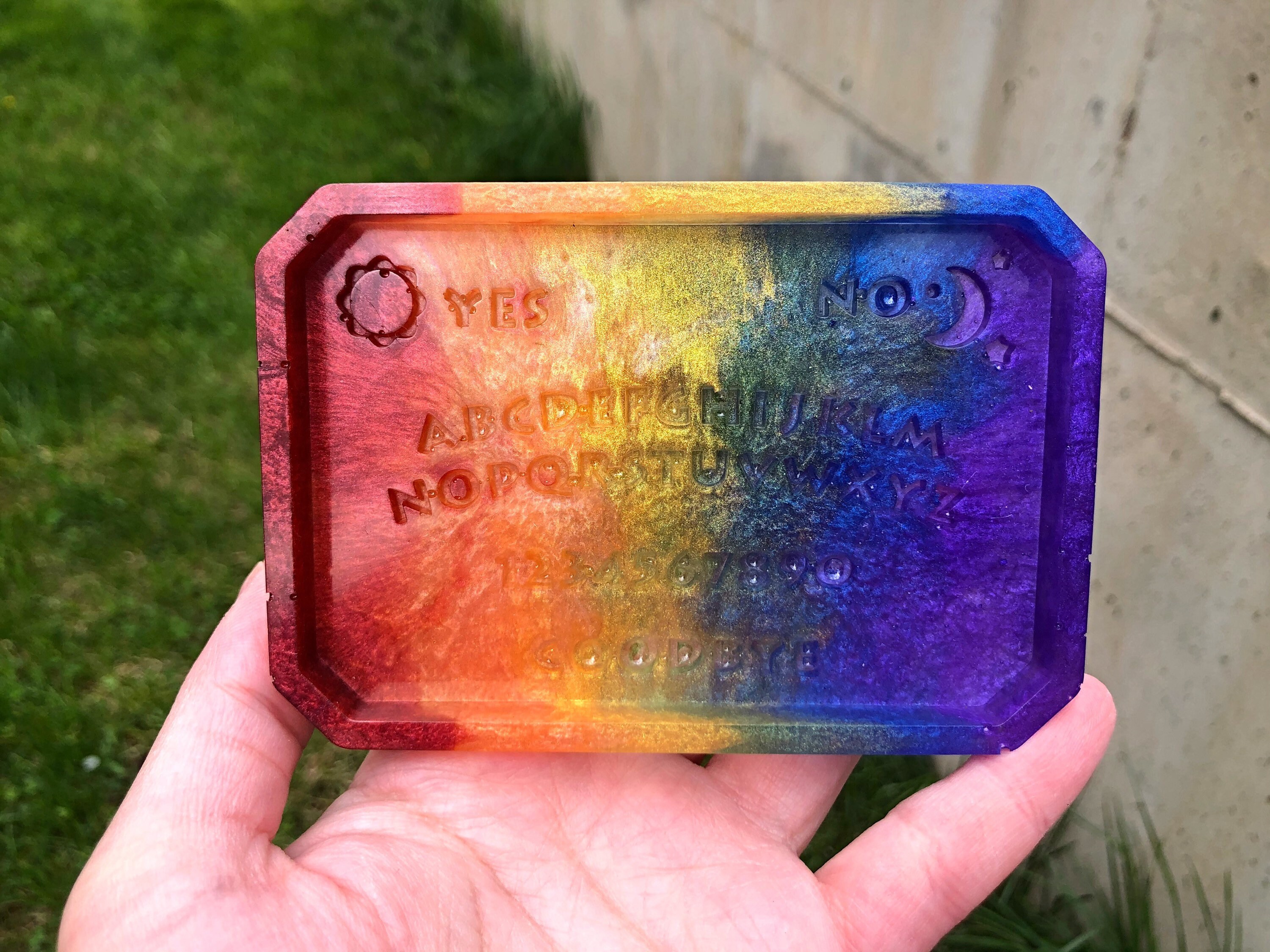 Handmade spirit board tray custom trinket tray custom | Etsy