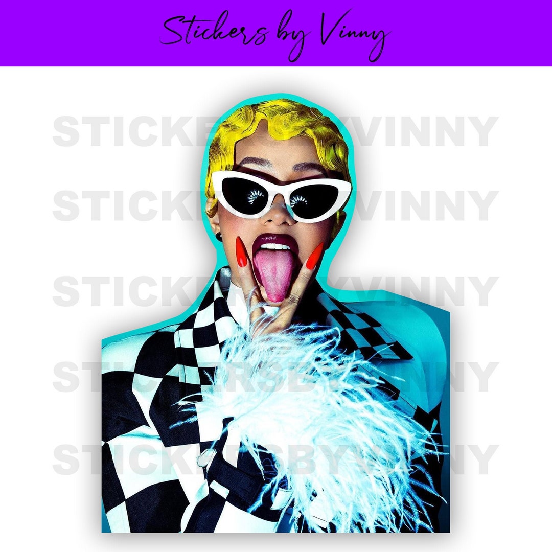 CARDI B Sticker - Etsy