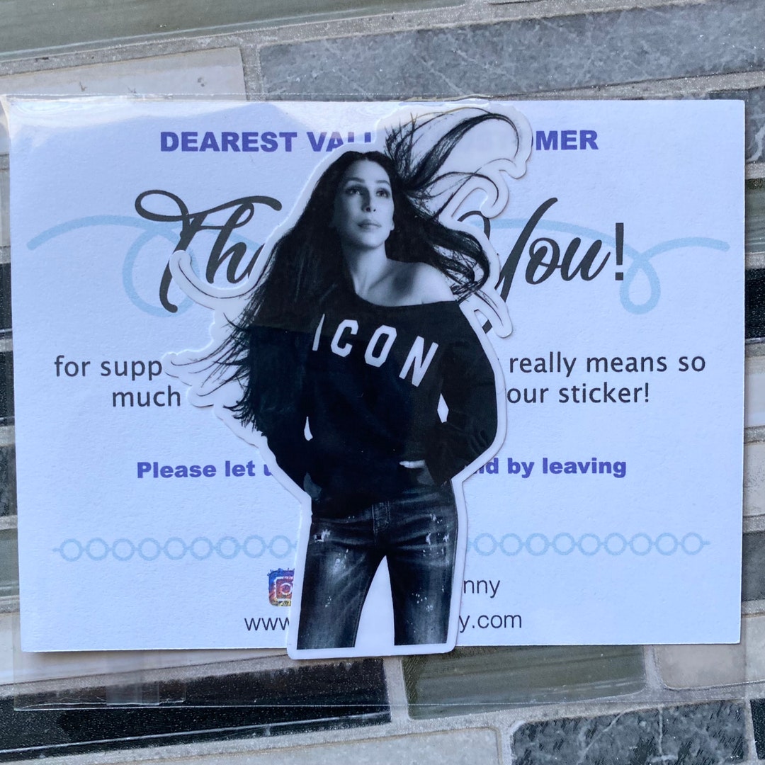 CHER Sticker Cher Sticker - Etsy