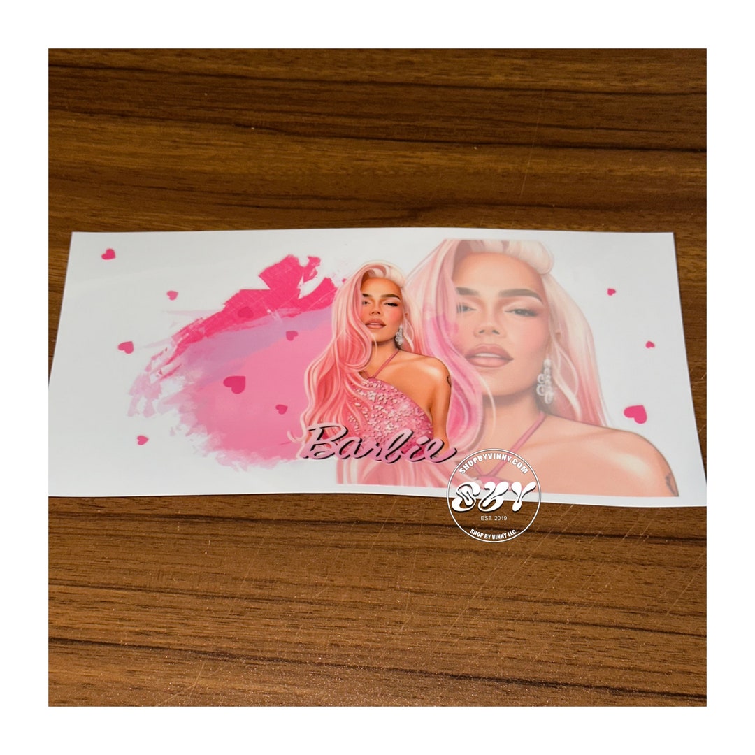 KAROL G UVDTF WRAP Uv Dtf Cup Wrap Libbey 16 Oz Glass Cup Wrap - Etsy