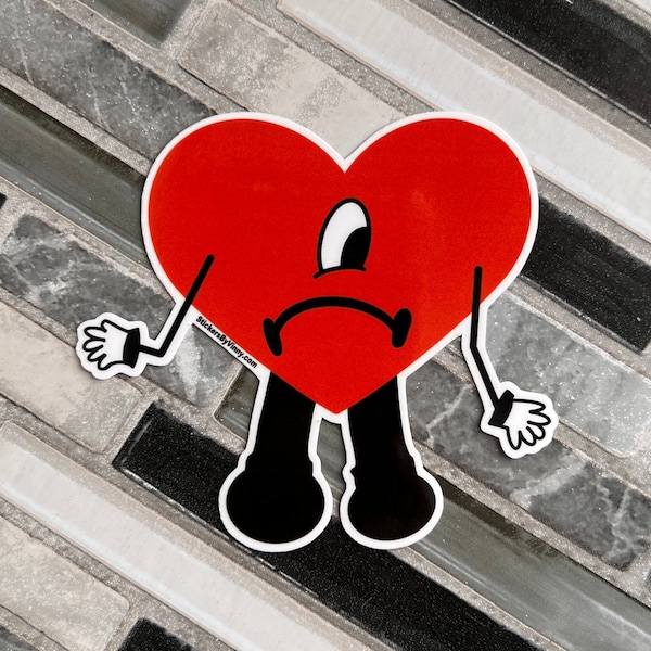 Bad Bunny Big Heart - Etsy