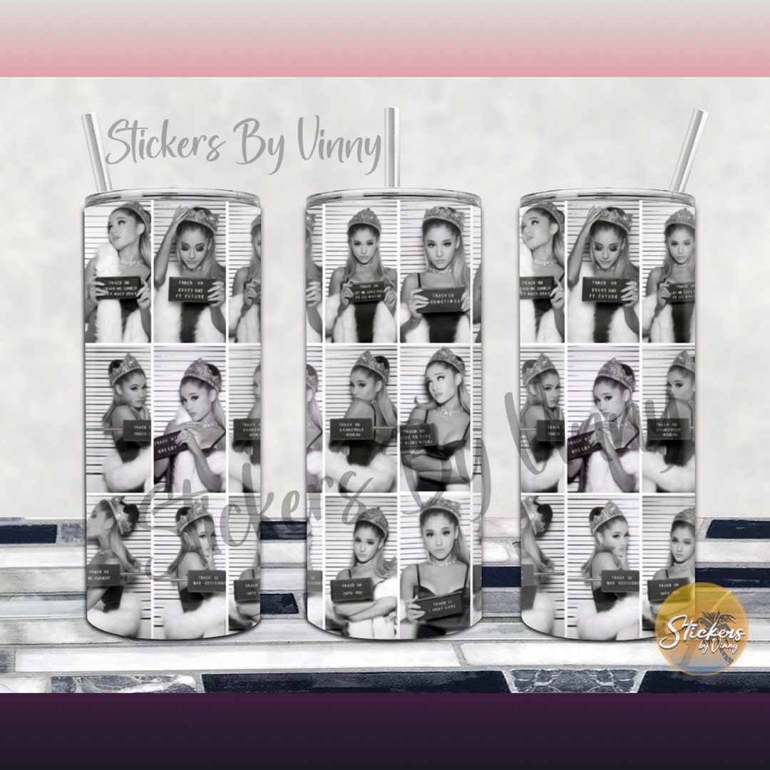 ARIANA GRANDE Tumbler Skinny 20oz Sublimated Ariana Grande Tumblers ...