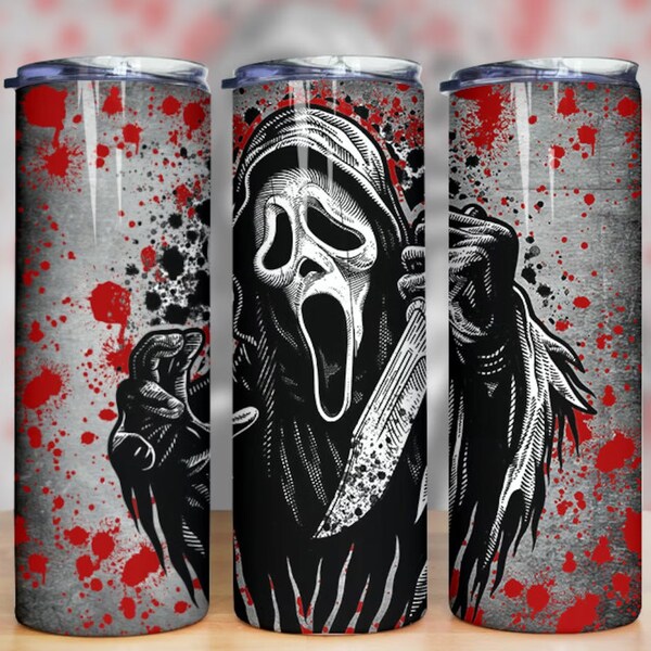 Ghostface Tumbler - Etsy